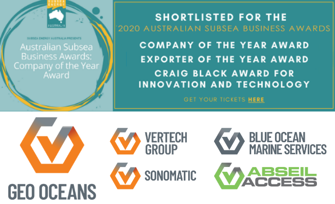 Geo Oceans Shortlisted For 3 Major Awards At The 2020 Australian Subsea ...