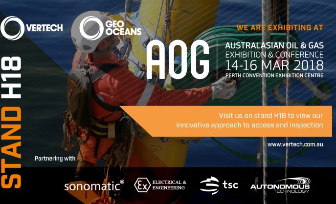 Vertech Exhibiting At AOG 2018. | Geo Oceans